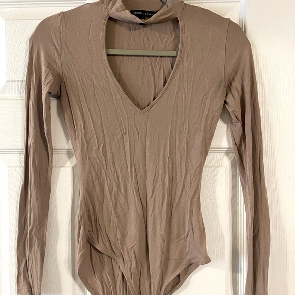 Kendall & Kylie | Tops | Tan Body Suit | Poshmark